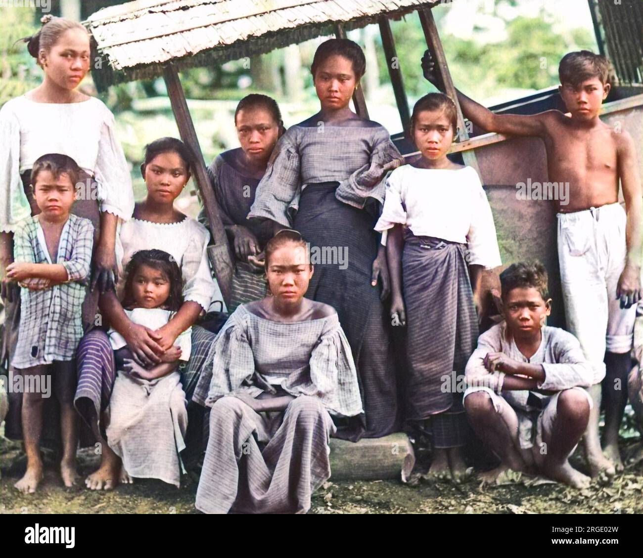 Women and children, Philippines Stock Photo - Alamy