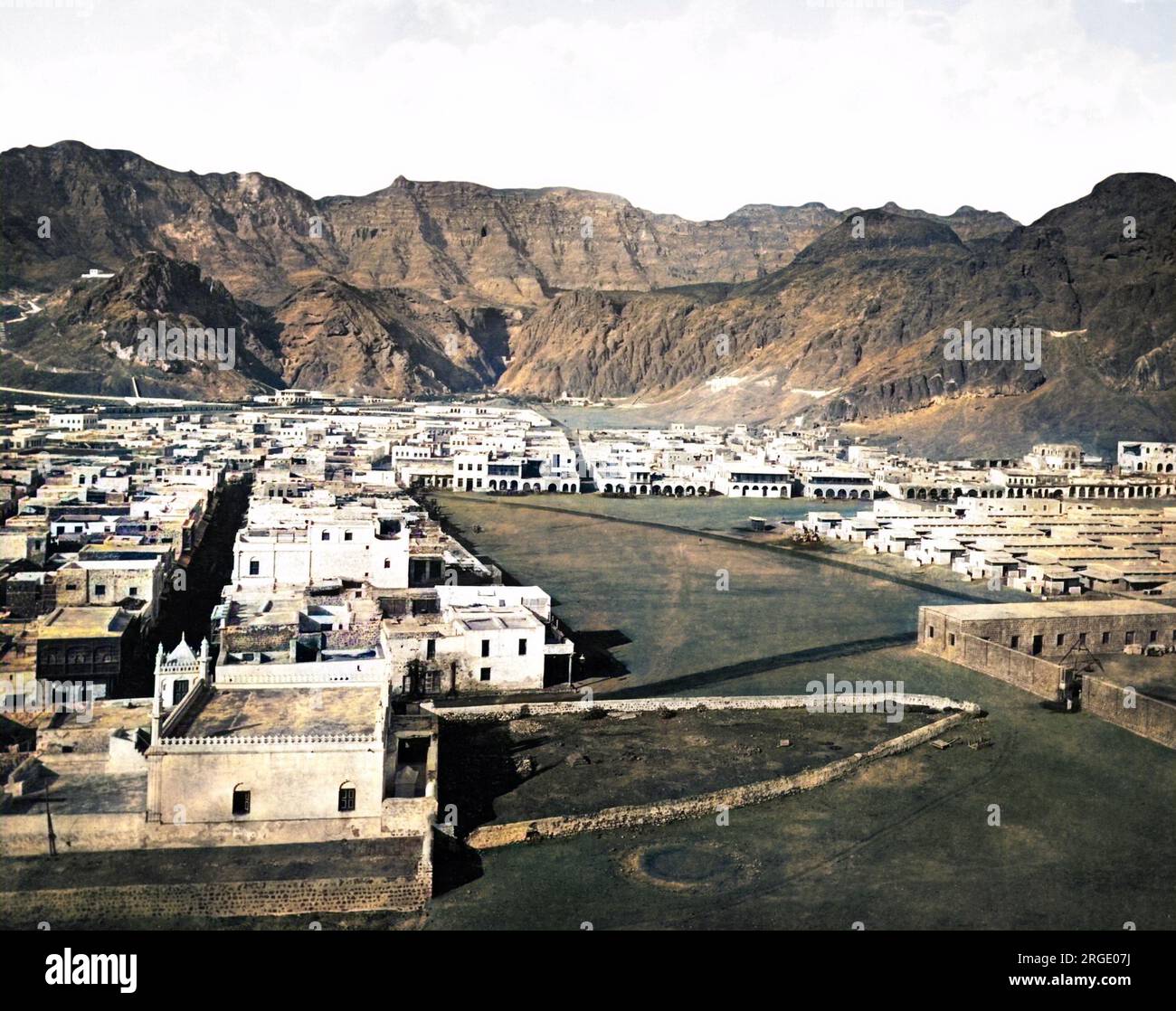View of the Port of Aden, Yemen Stock Photo - Alamy