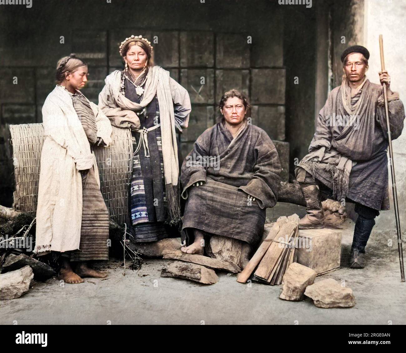 Group of Bhutanese people, Bhutan, South Asia Stock Photo - Alamy