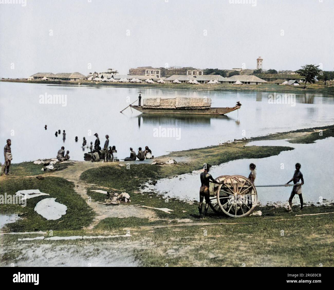 Waterfront scene, Colombo, Ceylon (Sri Lanka Stock Photo - Alamy
