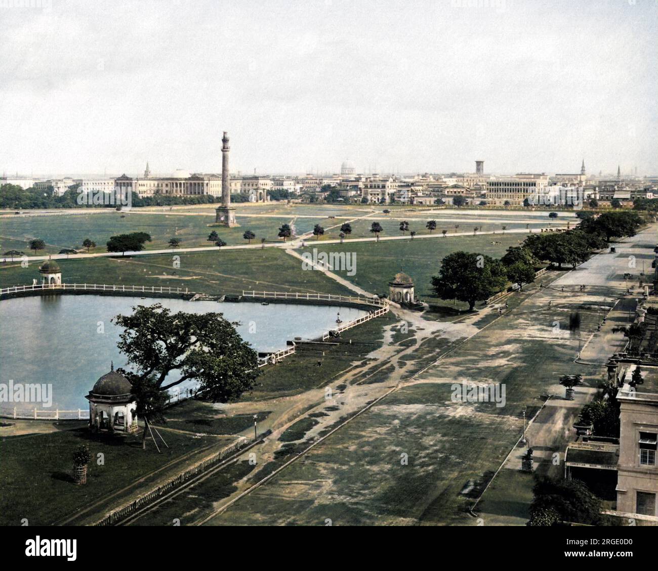 View of The Maidan, Calcutta (Kolkata), India Stock Photo - Alamy