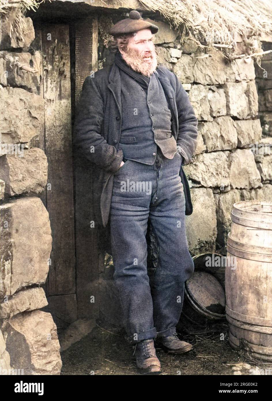 Old croft house at skye hi-res stock photography and images - Alamy