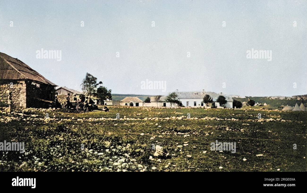 Roger Fenton (1819-18690, Crimean War, the British HQ Stock Photo - Alamy