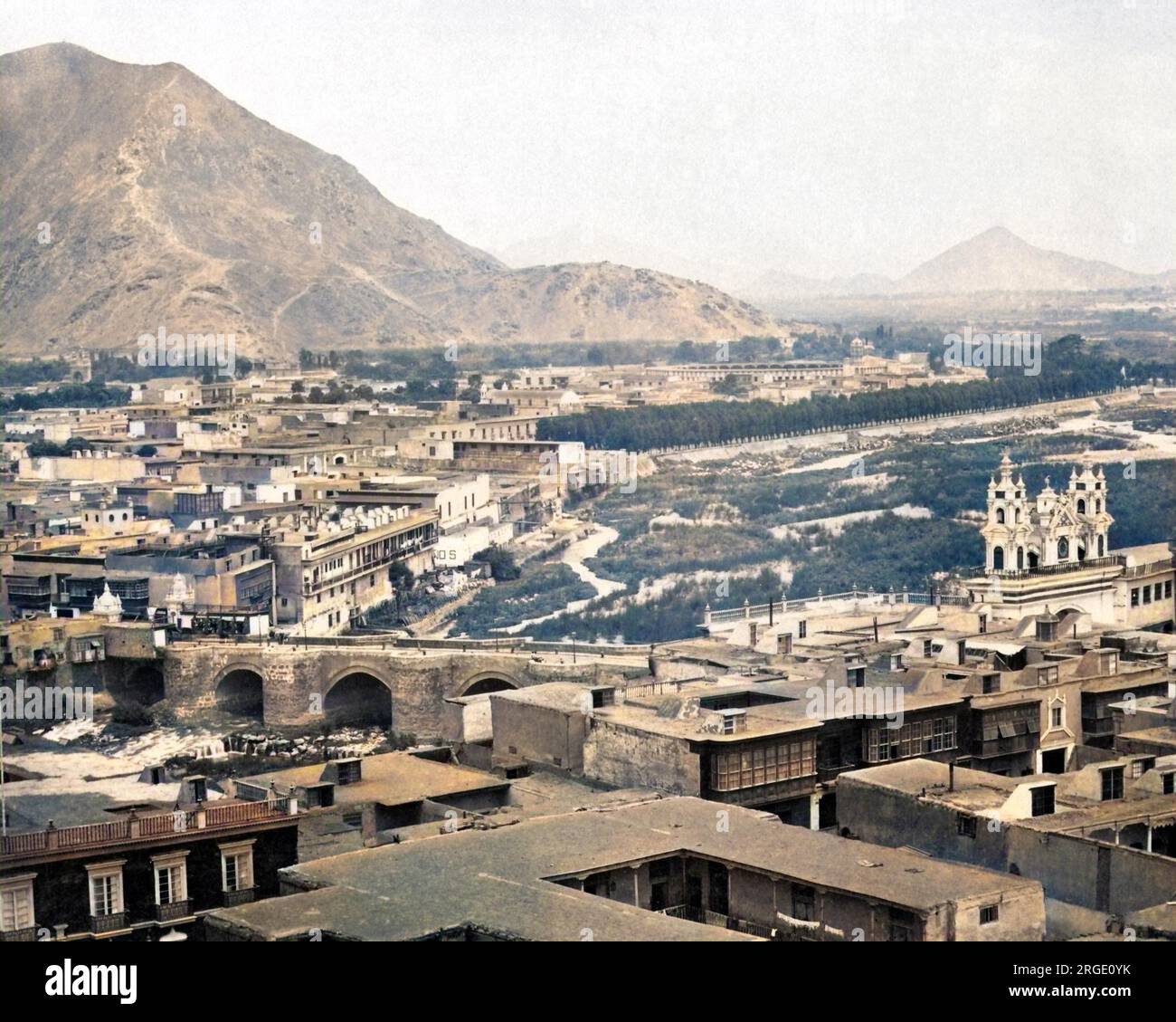 The Rimac Bridge, Lima, Peru Stock Photo - Alamy