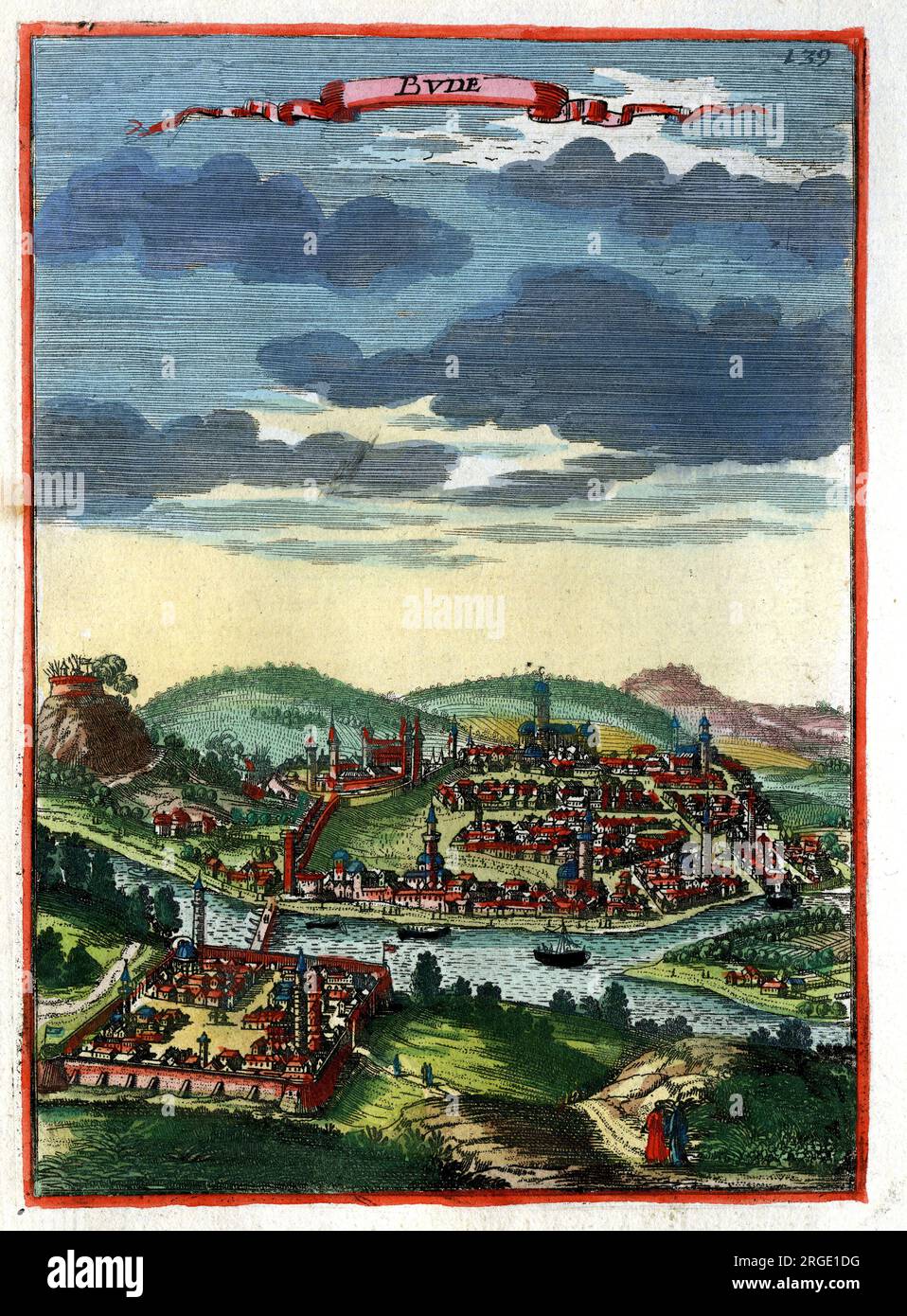 Map of buda hi-res stock photography and images - Alamy