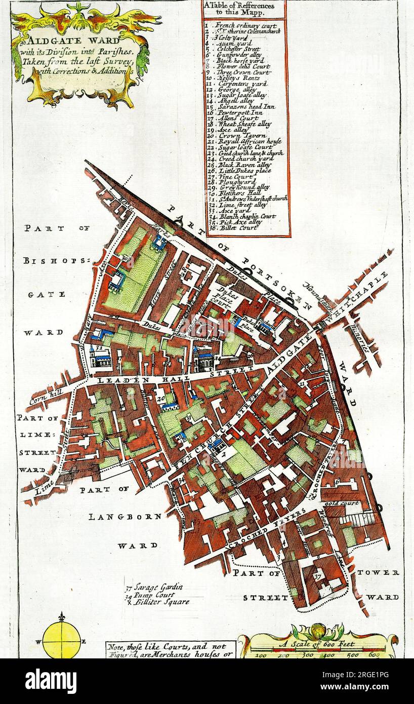 Map of ward hi-res stock photography and images - Alamy