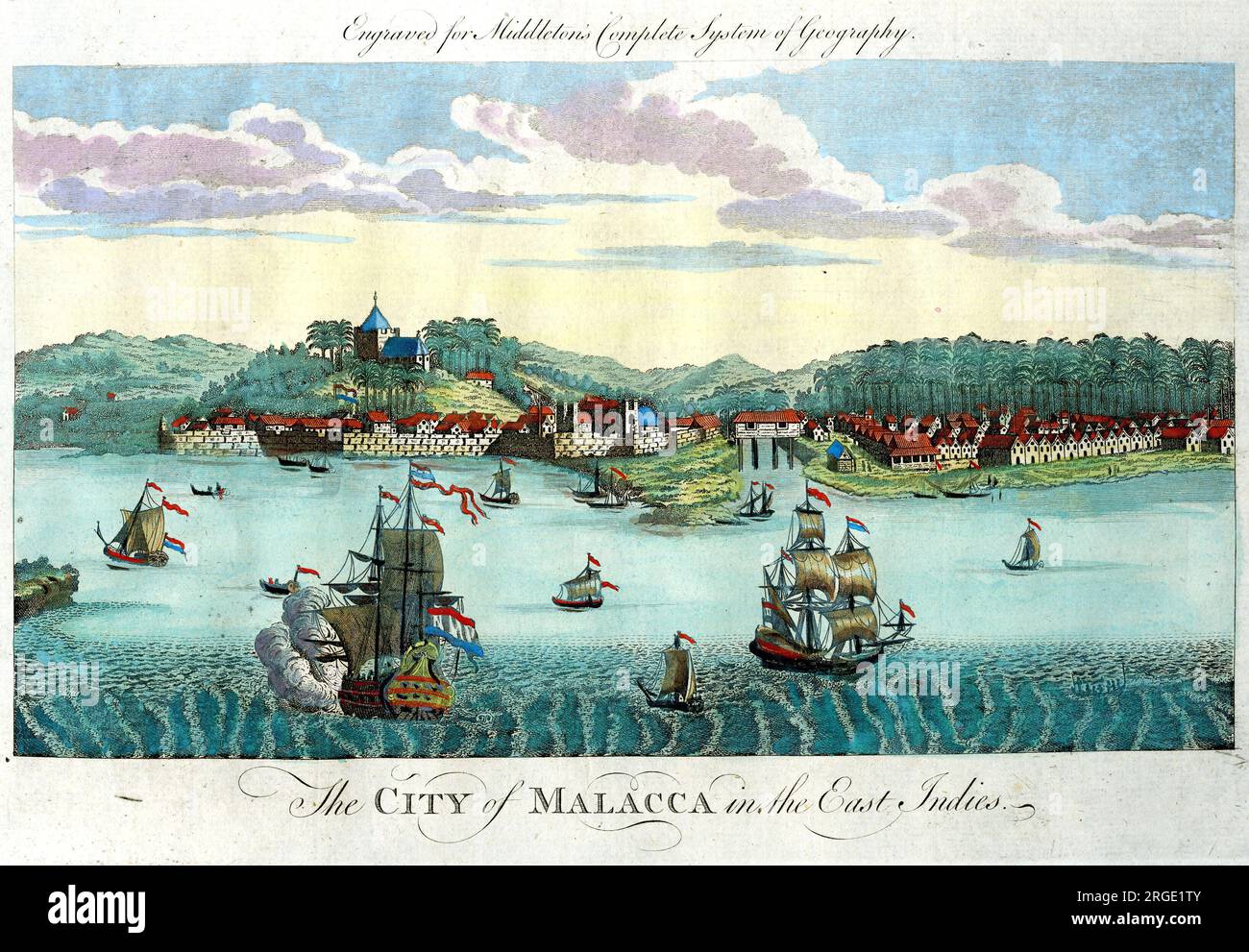 Malacca map hi-res stock photography and images - Alamy