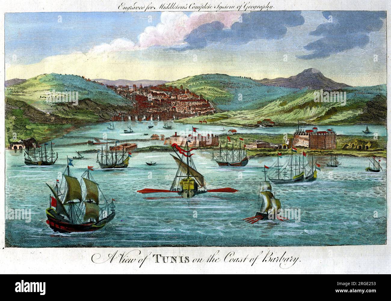 Map of the barbary hi-res stock photography and images - Alamy
