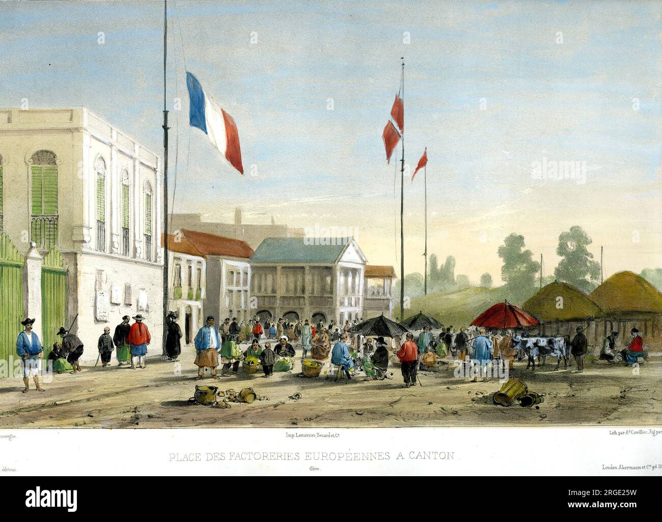 European Factories, Canton, China Stock Photo - Alamy