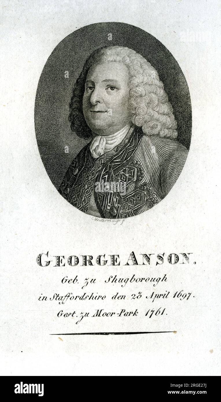 George Anson - Explorer Stock Photo - Alamy