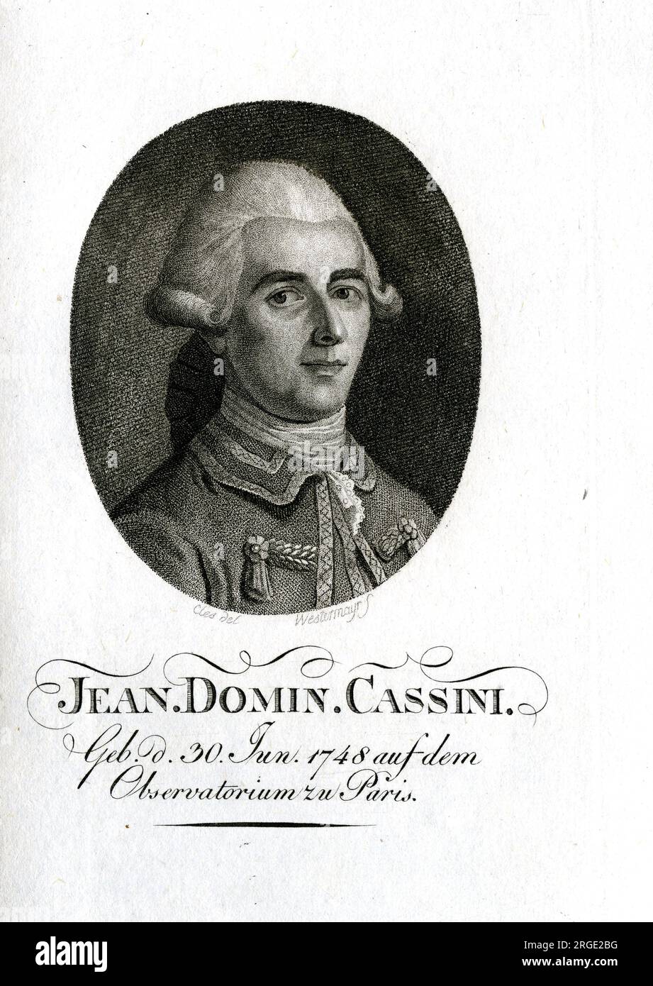 Jean Domin Cassini - Astronomer Stock Photo - Alamy