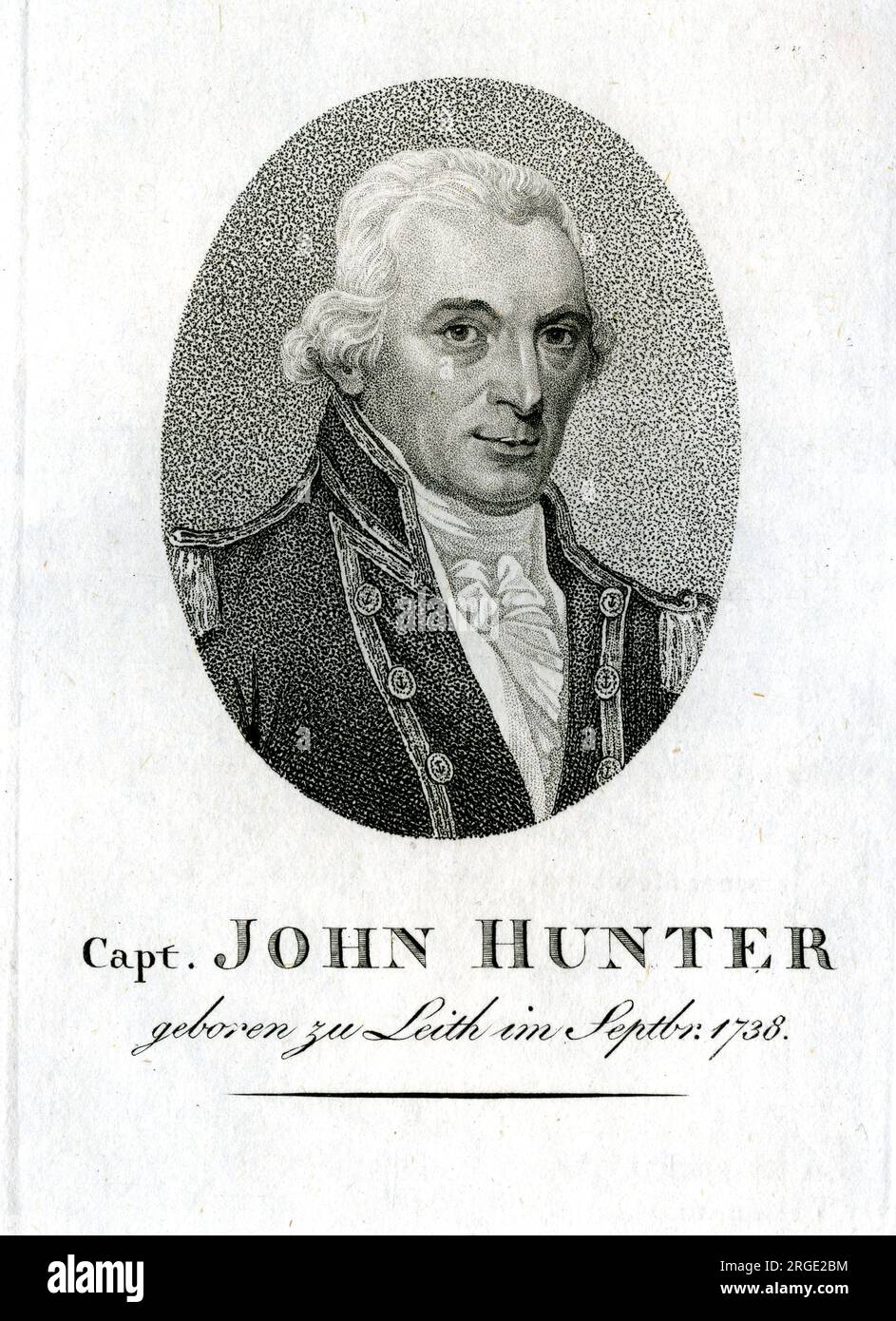 Captain John Hunter - Ships Captain Stock Photo - Alamy