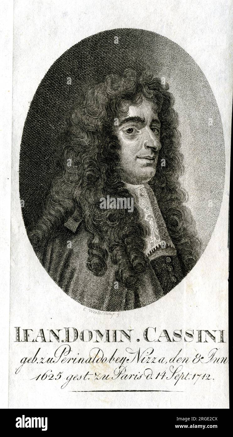 Jean Domin Cassini - Astronomer Stock Photo - Alamy