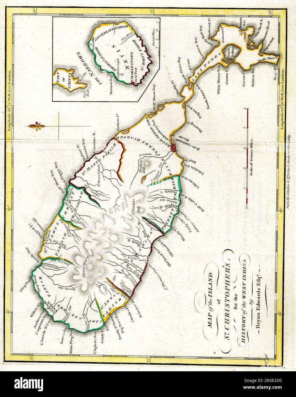 Historical west indies map hi-res stock photography and images - Alamy