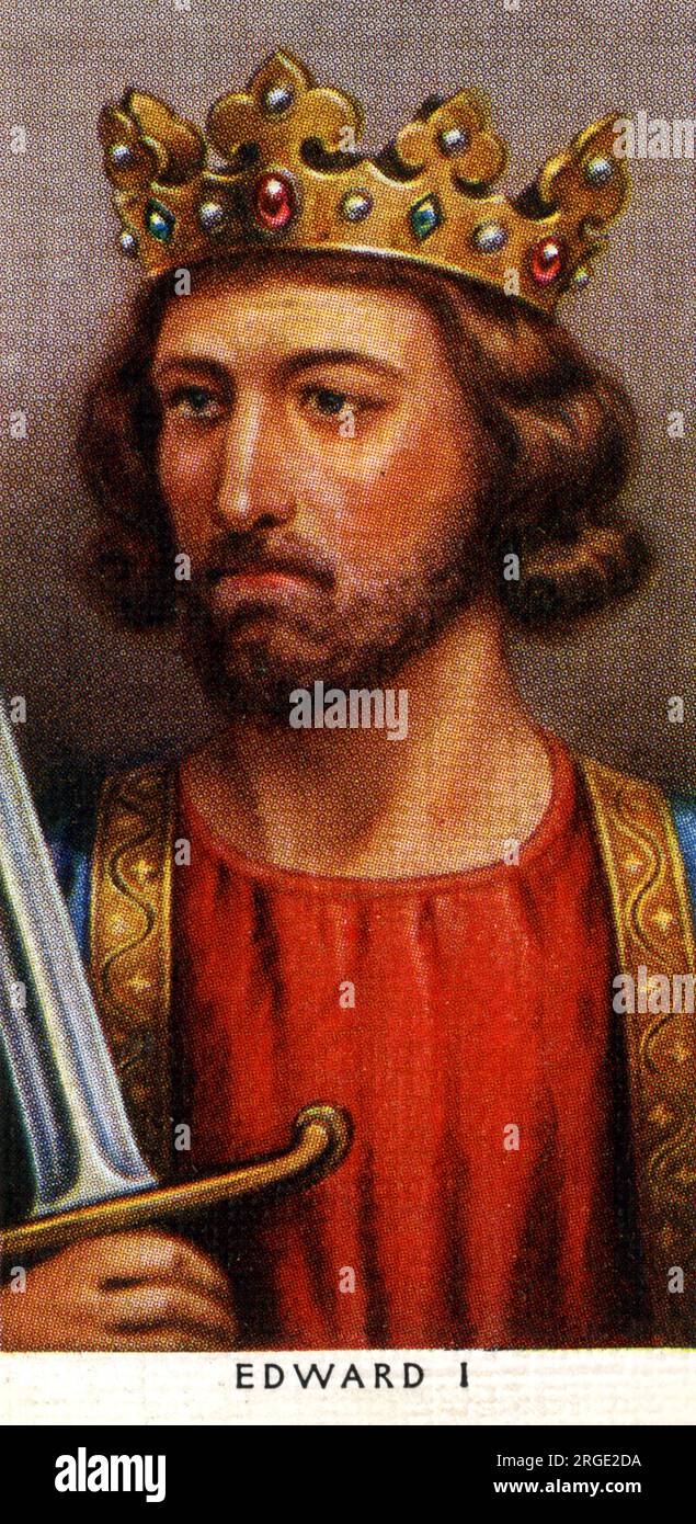 King Edward I Stock Photo - Alamy