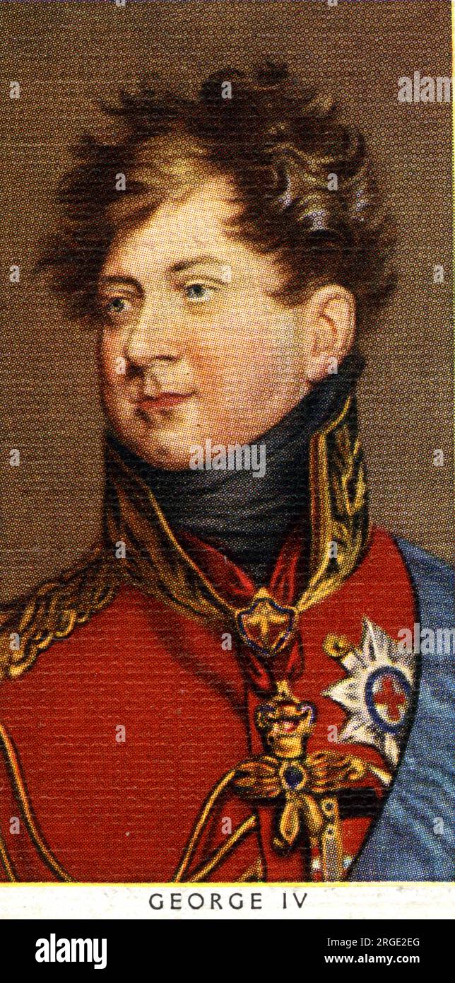 King George Iv Stock Photo - Alamy
