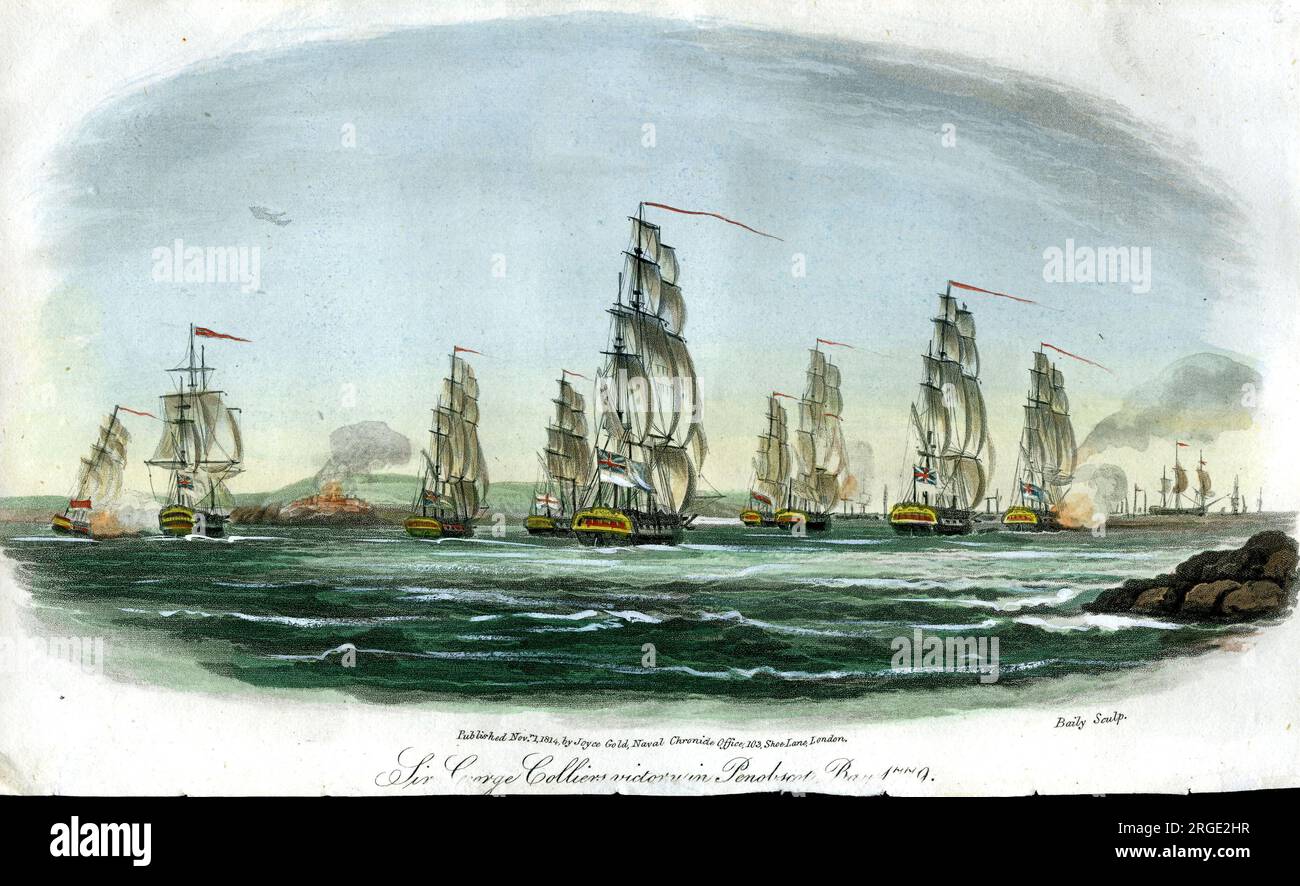 Penobscot bay 1779 hi-res stock photography and images - Alamy