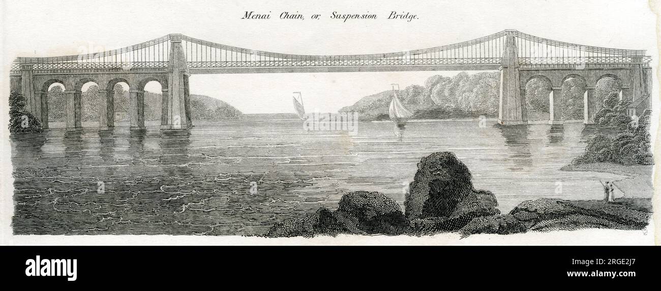 Menai Straits Bridge Stock Photo - Alamy