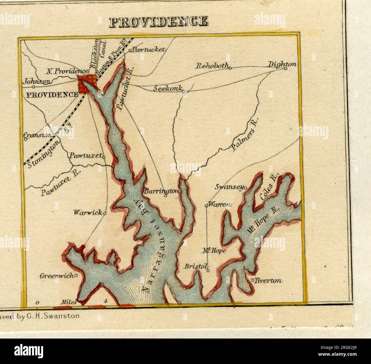 Providence map hi-res stock photography and images - Alamy