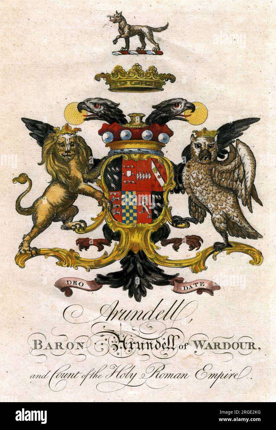 Baron Arundell - of Wardour and Count of The Holy Roman Empire Stock ...