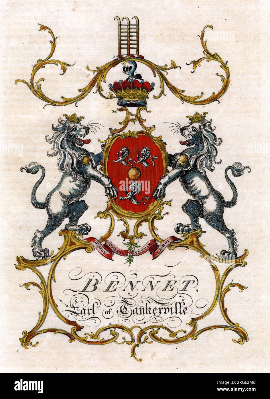 Bennett - Earl of Tankerville Stock Photo - Alamy