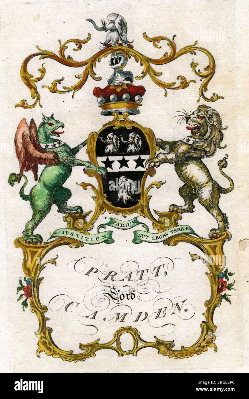 Pratt - Lord Camden Stock Photo - Alamy