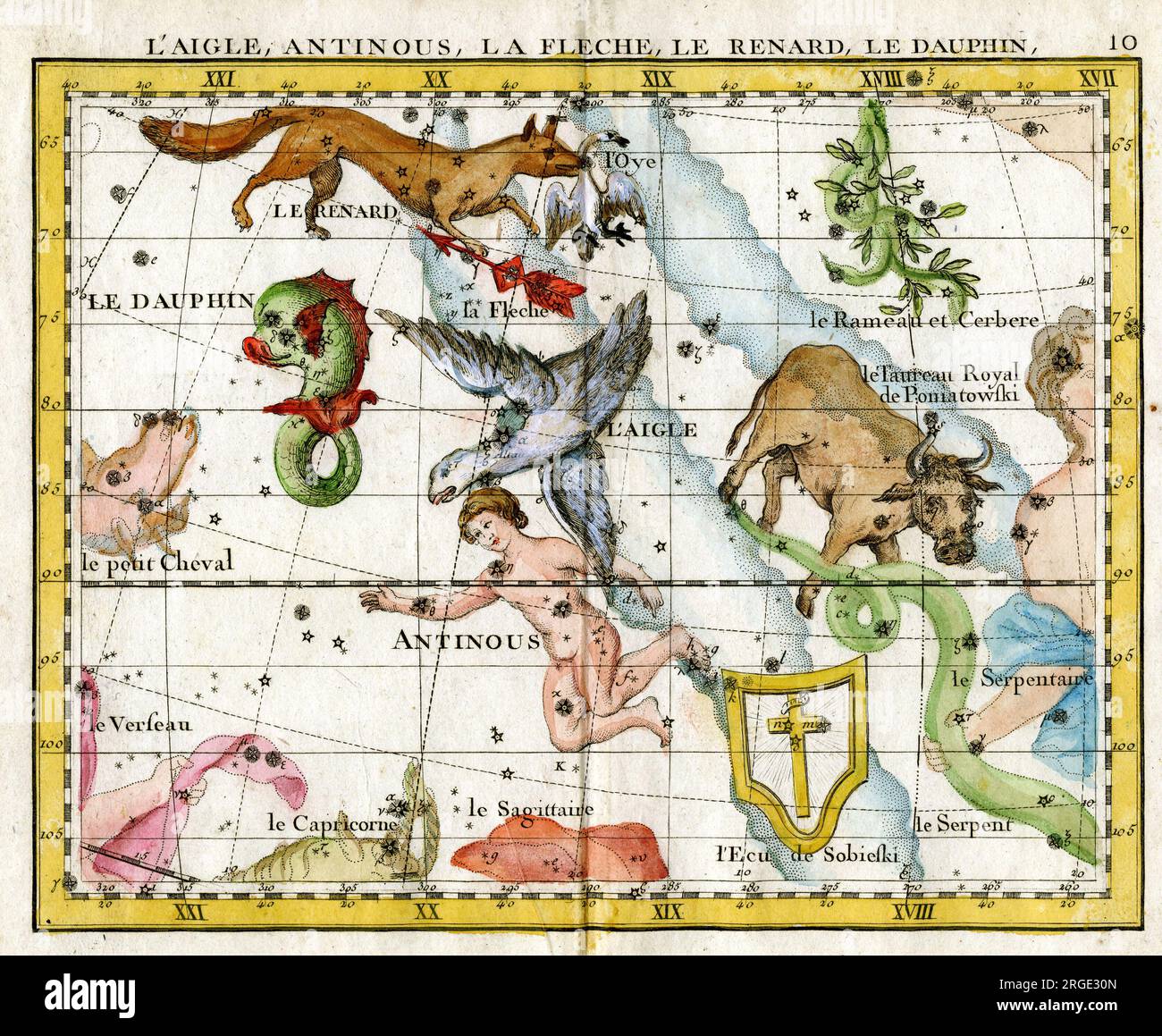 Eagle Antonious, Arrow, Fox, Dolphin Stock Photo - Alamy