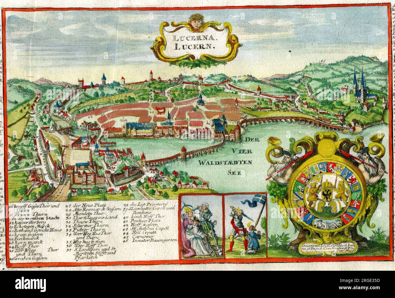 Map lucerne hi-res stock photography and images - Alamy