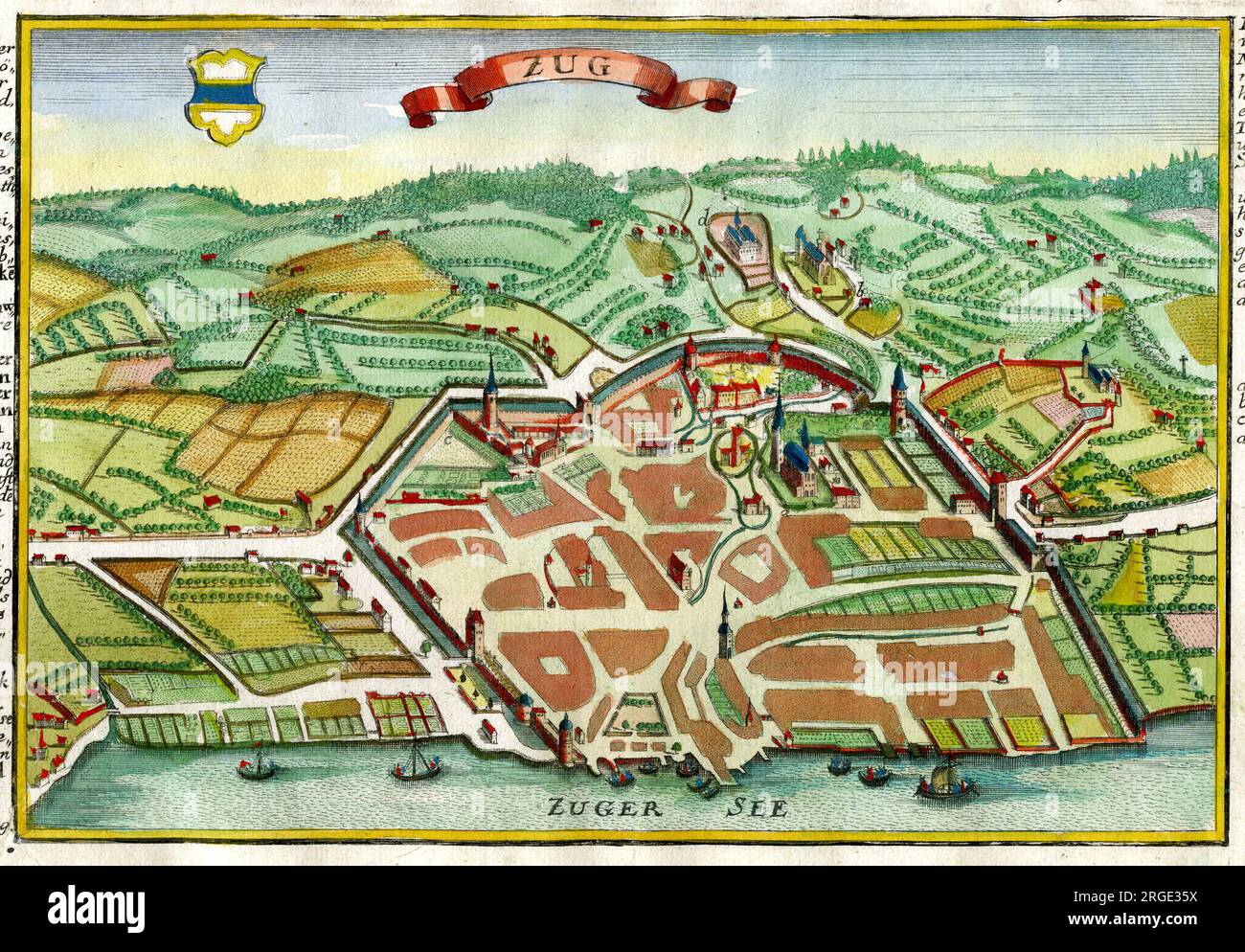 Map of zug hi-res stock photography and images - Alamy