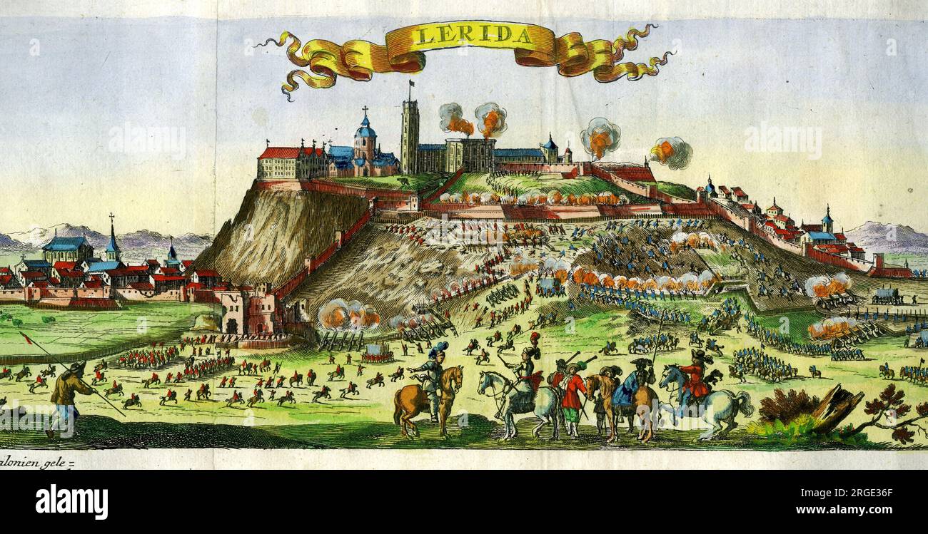 Map of lerida hi-res stock photography and images - Alamy