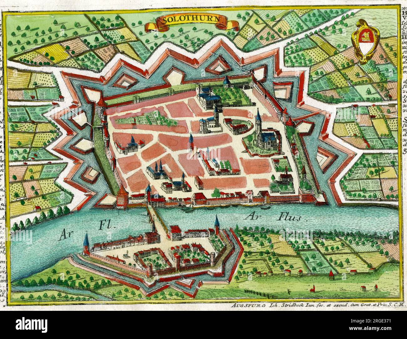 Solothurn map hi-res stock photography and images - Alamy