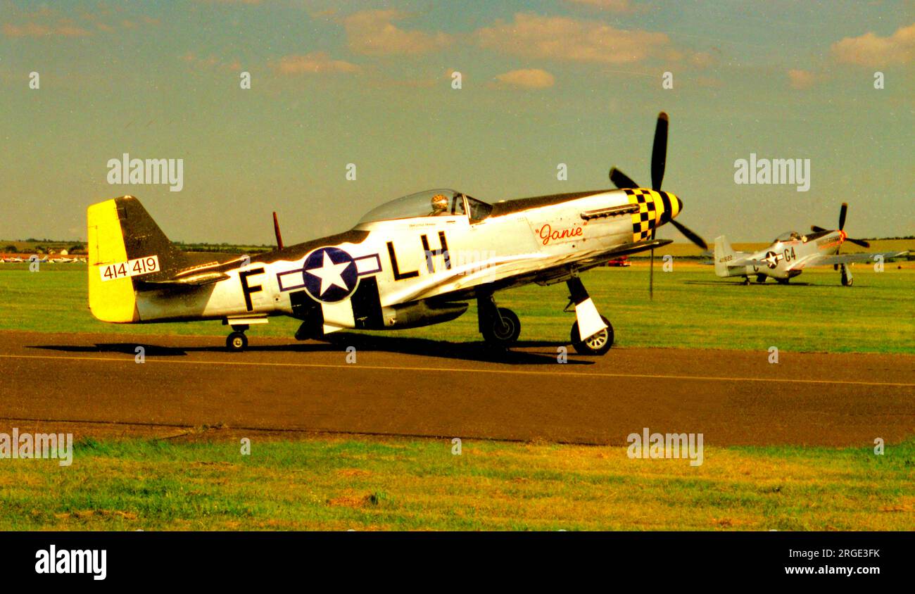 North American P-51D Mustang G-MSTG 'Janie' (msn 122-48271 Stock Photo ...