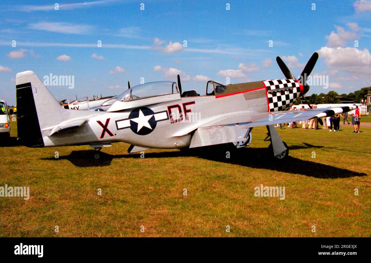 North American TF-51D Mustang N20TF, at Duxford Stock Photo - Alamy
