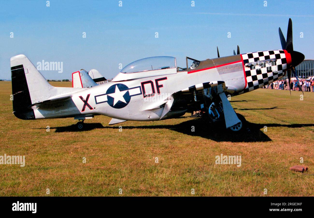 North American TF-51D Mustang N20TF, at Duxford Stock Photo - Alamy