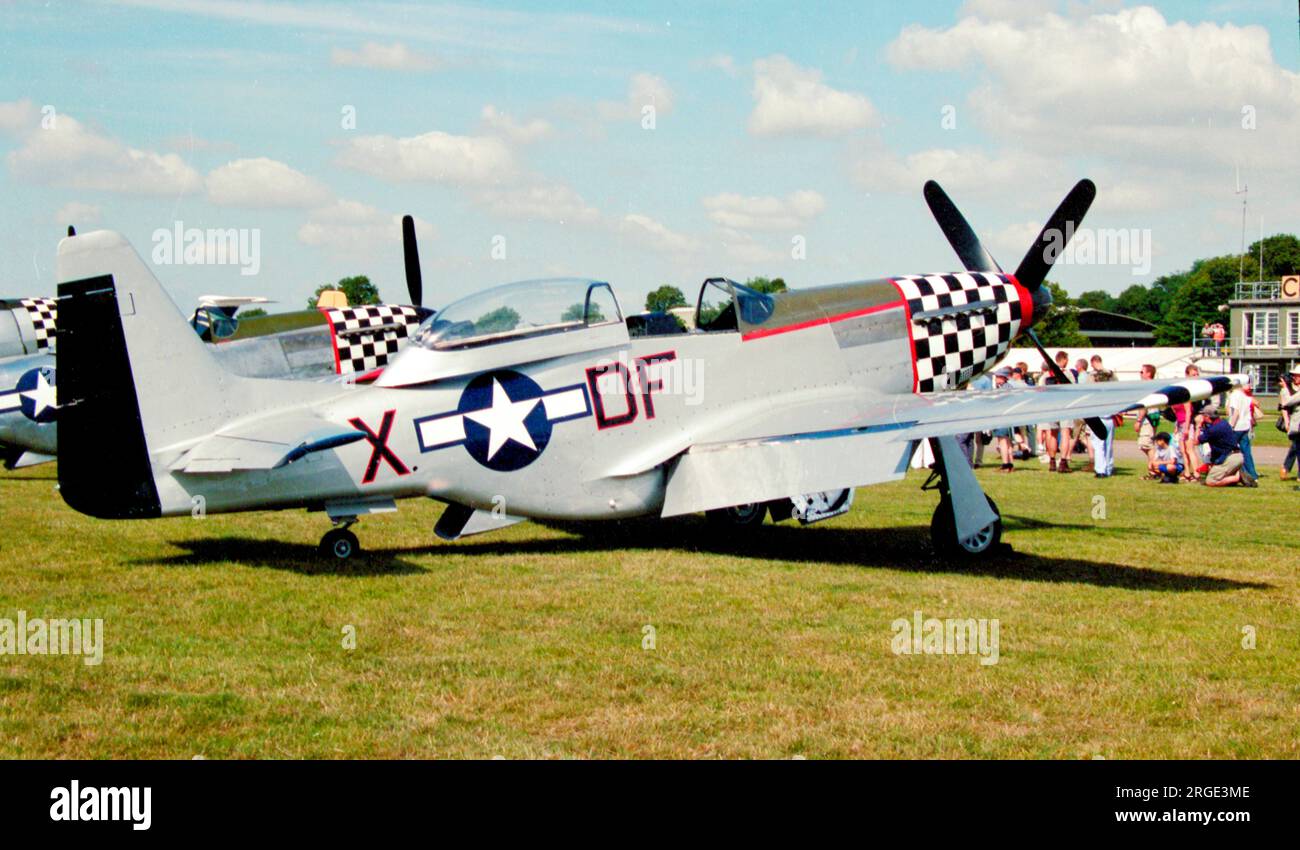 North American TF-51D Mustang N20TF, at Duxford Stock Photo - Alamy