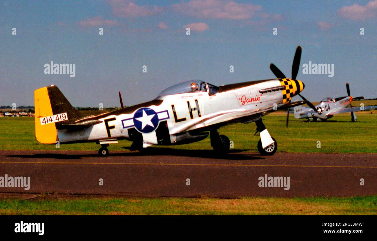 North American P-51D Mustang G-MSTG 'Janie' (msn 122-48271 Stock Photo ...
