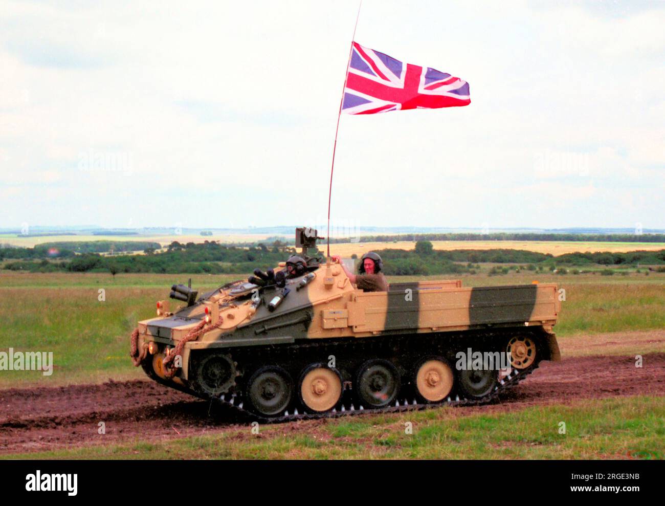 A flatbed version of the CVR(T) armoured fighting vehicle family, at ...