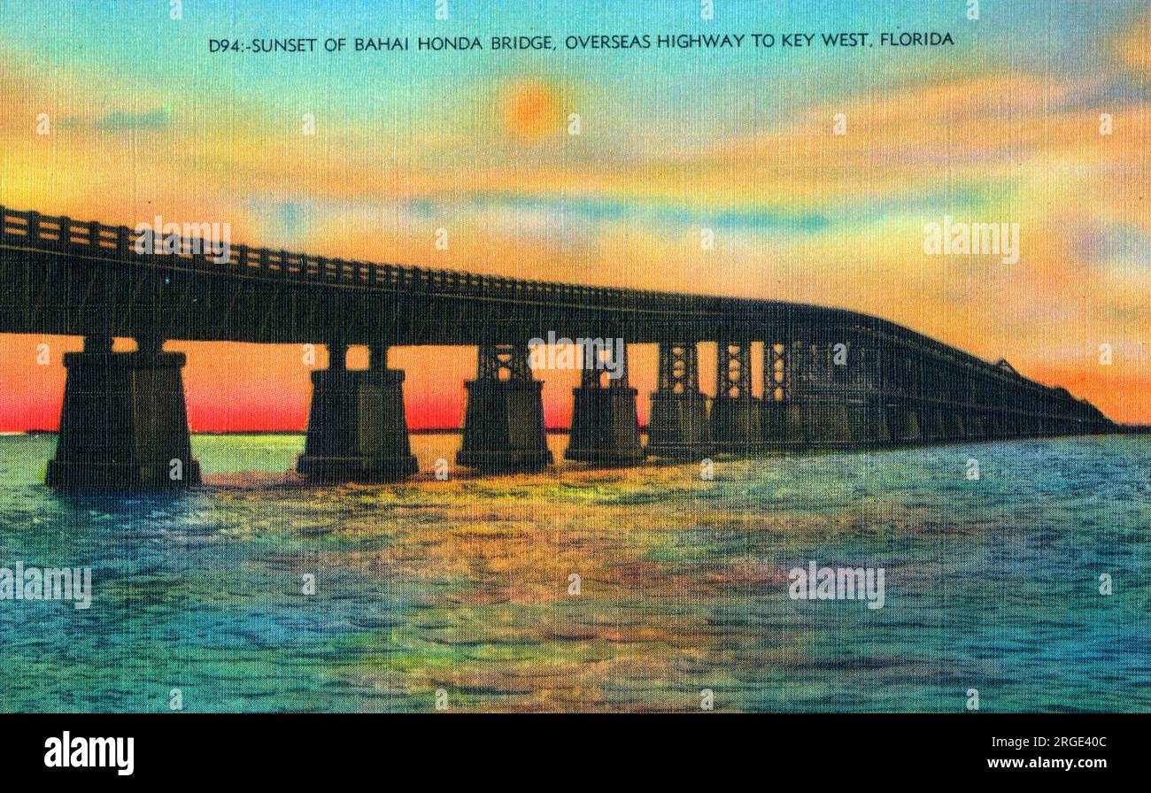 Sunset - The Bahai Honda Railroad Bridge (seen here converted for ...
