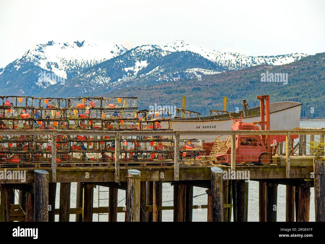 ICY STRAIT, ALASKA - May 9, 2023: The Icy Strait is a strait in the ...