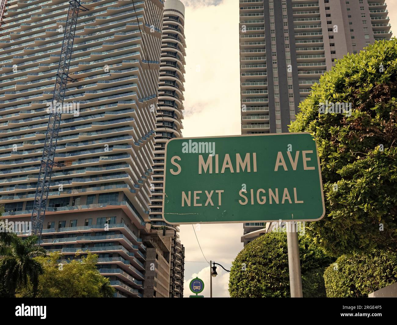miami metrolpolis sign. miami metrolpolis sign on the road. miami ...