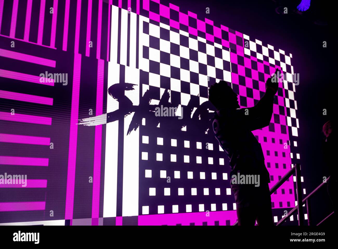 Belfast, Ireland, 8th August 2023, Shugz was one of of the DJ who ...