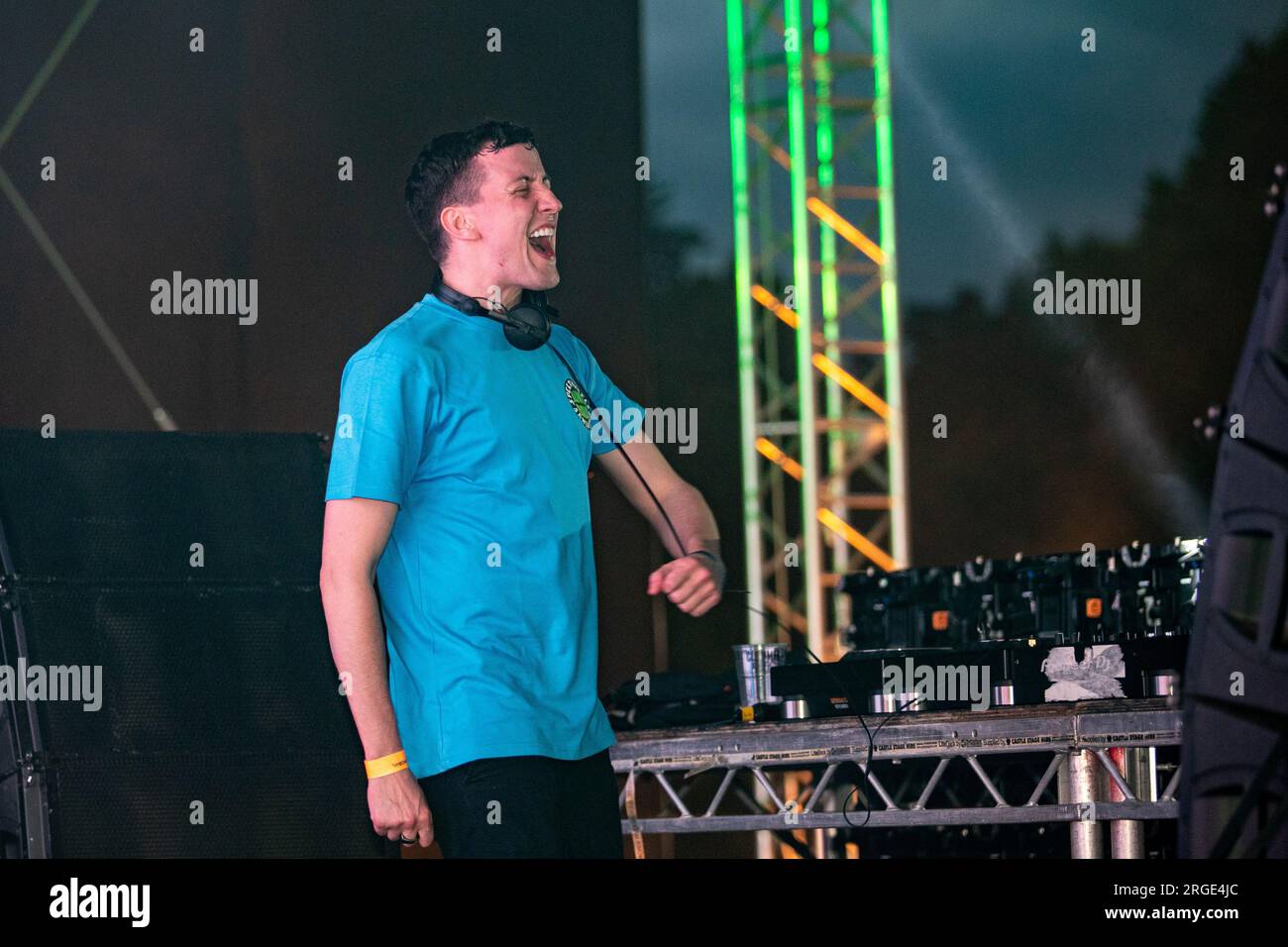 Belfast, Ireland, 8th August 2023, Shugz was one of of the DJ who ...