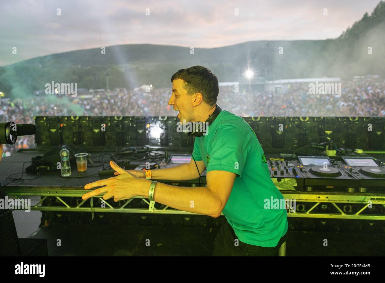 Belfast, Ireland, 8th August 2023, Shugz was one of of the DJ who ...