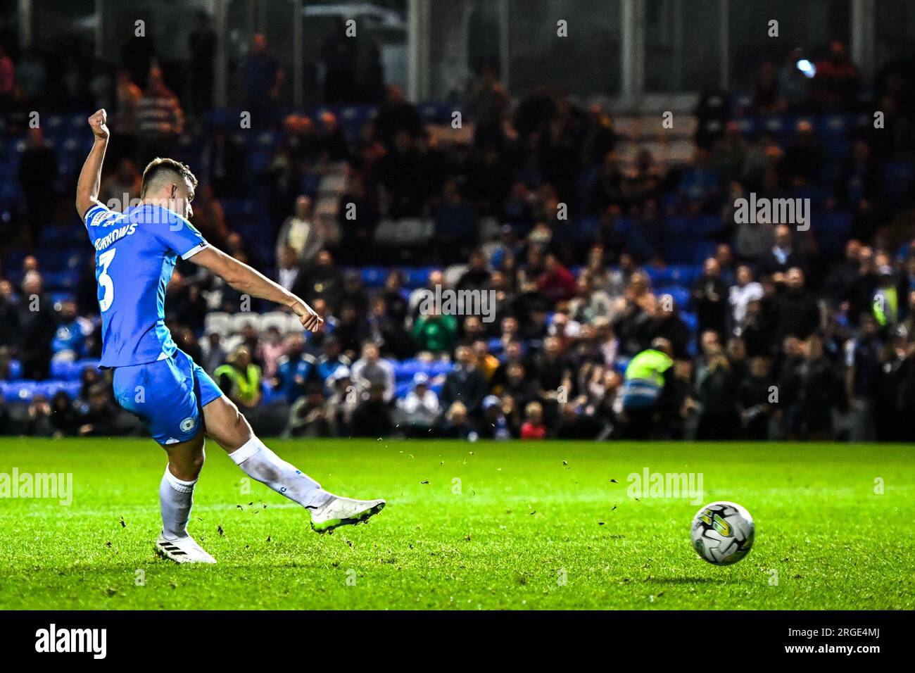 Harrison Burrows (3 Peterborough United) scores from penalty in penalty ...