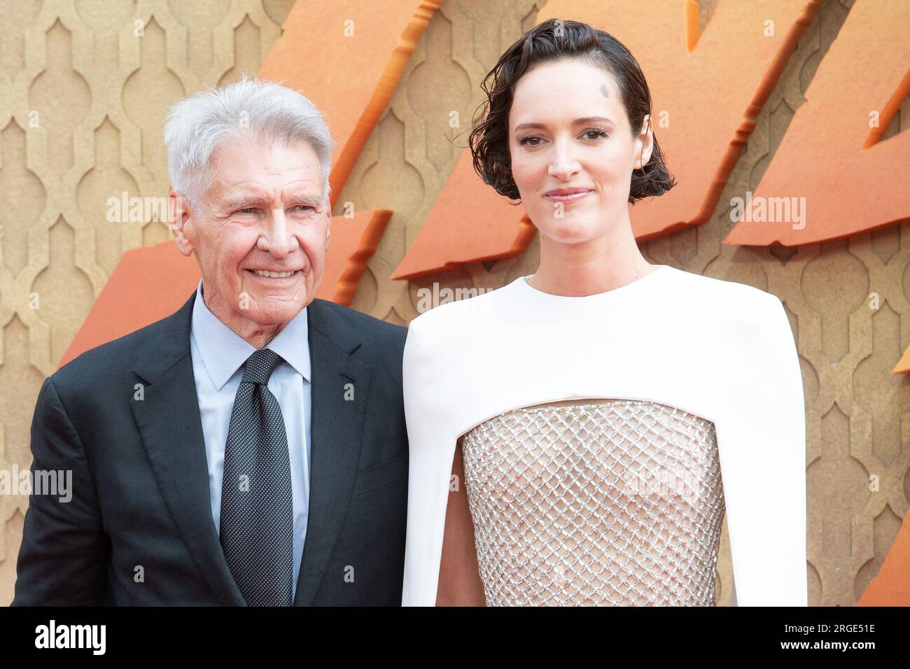 Phoebe Waller-Bridge and Harrison Ford attend the UK Premiere of ...
