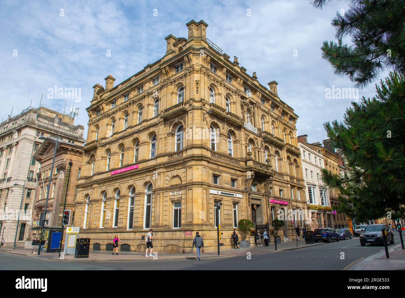 North and South Wales Bank building at 62 Castle Street in city center ...