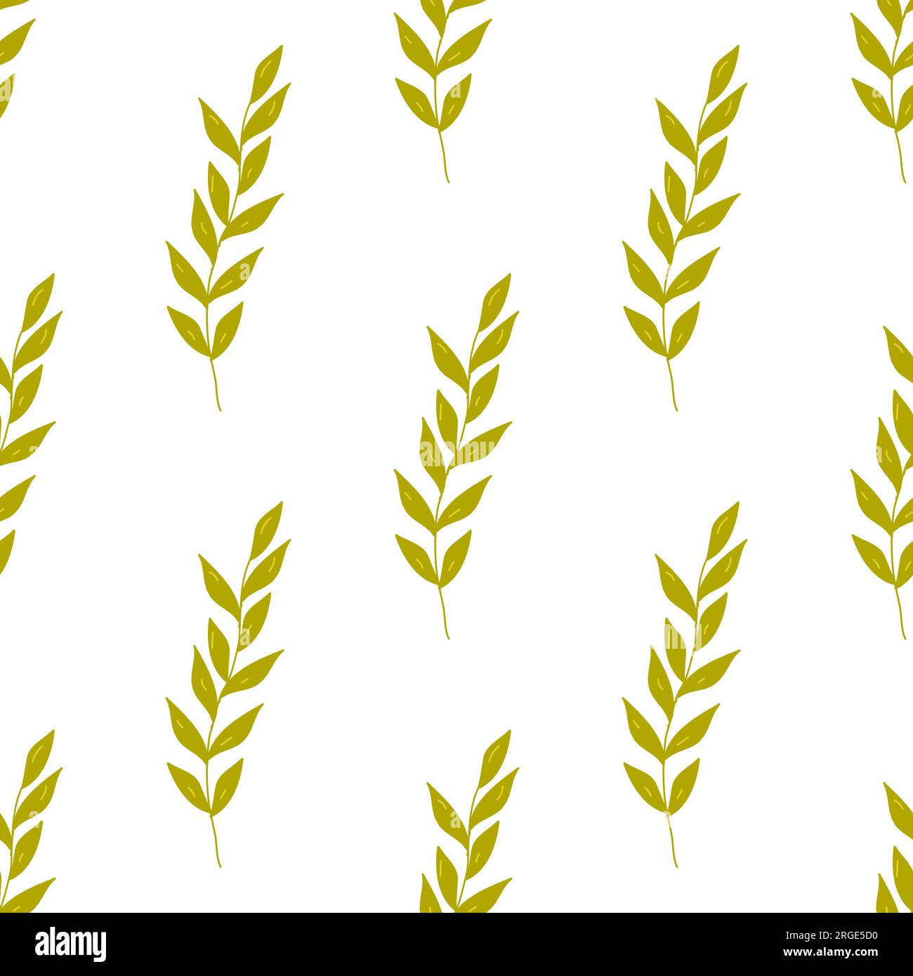 Summer abstract seamless pattern of marine plants. Algae Green. Marine ...