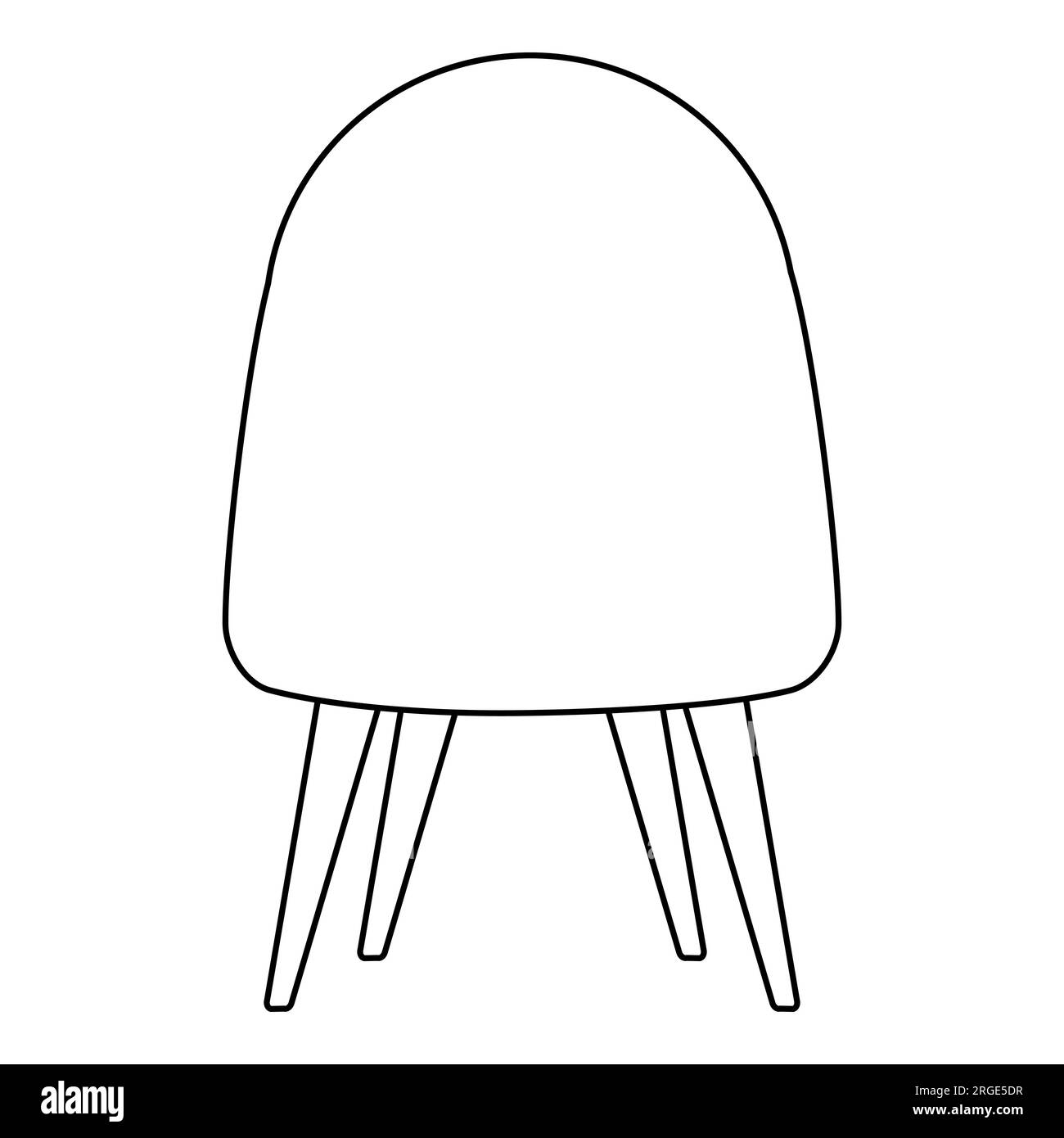 Comfortable chair, interior design element for living room or cabinet ...