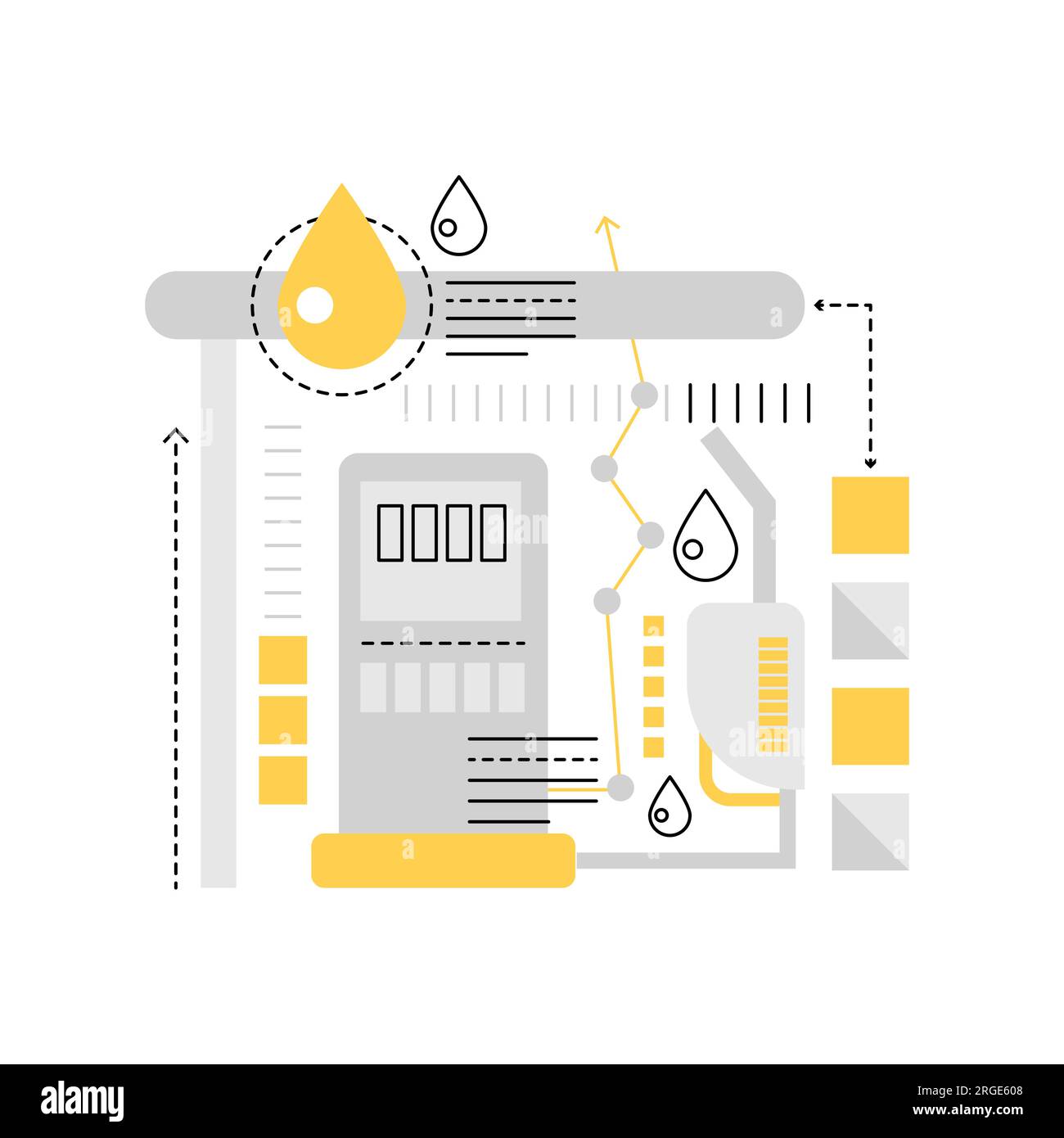 Gas station resources. Fuel petrol station, gasoline oil fuel diesel ...