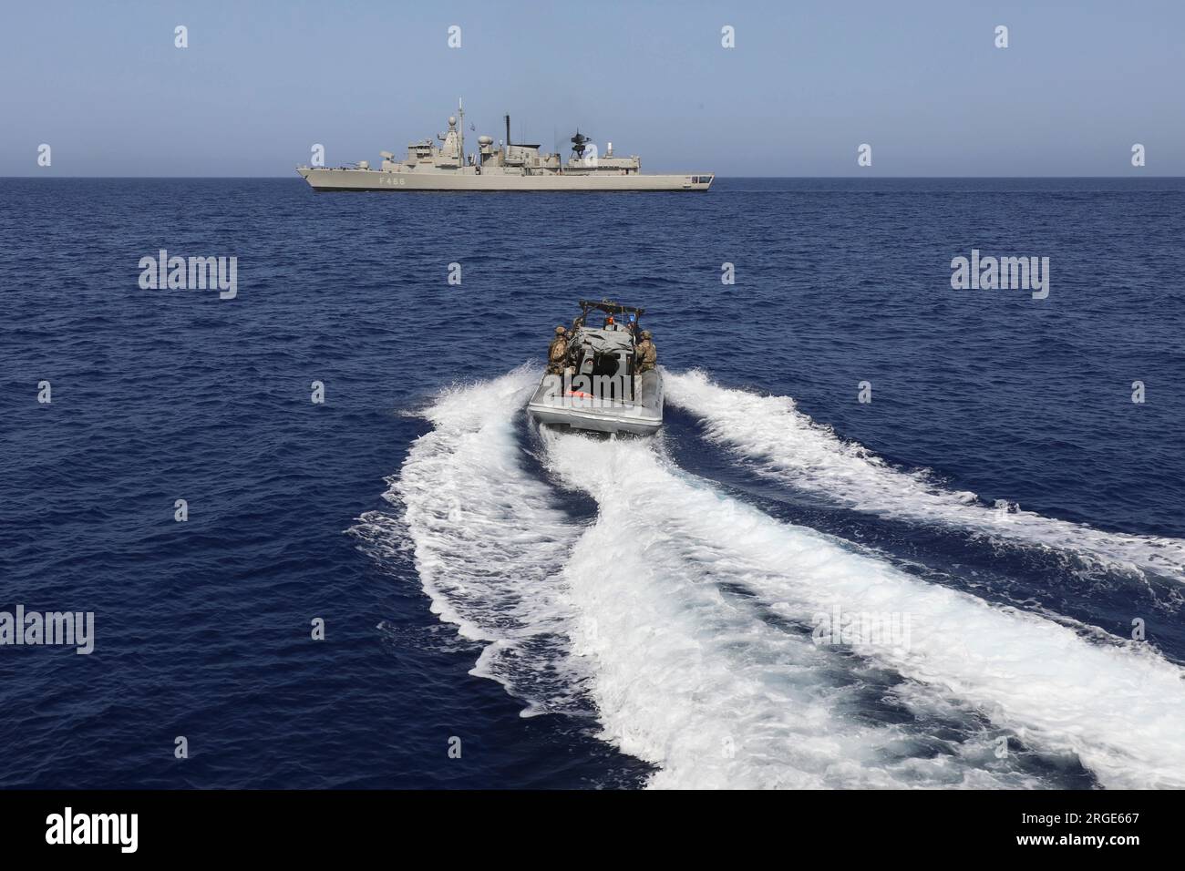 July 25, 2023 - Ionian Sea - Hellenic Navy Special Forces sailors ...